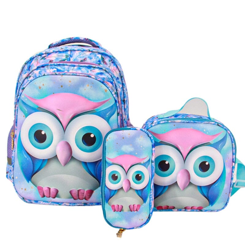 Kit 3 Peças Estampas Animadas Mochila Bolsa e Estojo – Loja Click Certo